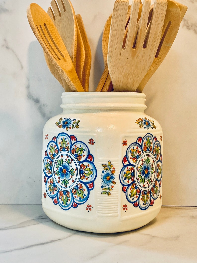 French Farmhouse Kitchen Utensil Holder French Caddy Utensil - Etsy