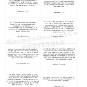 Printable Scripture Memory Verse Cards 32 Verses - Etsy