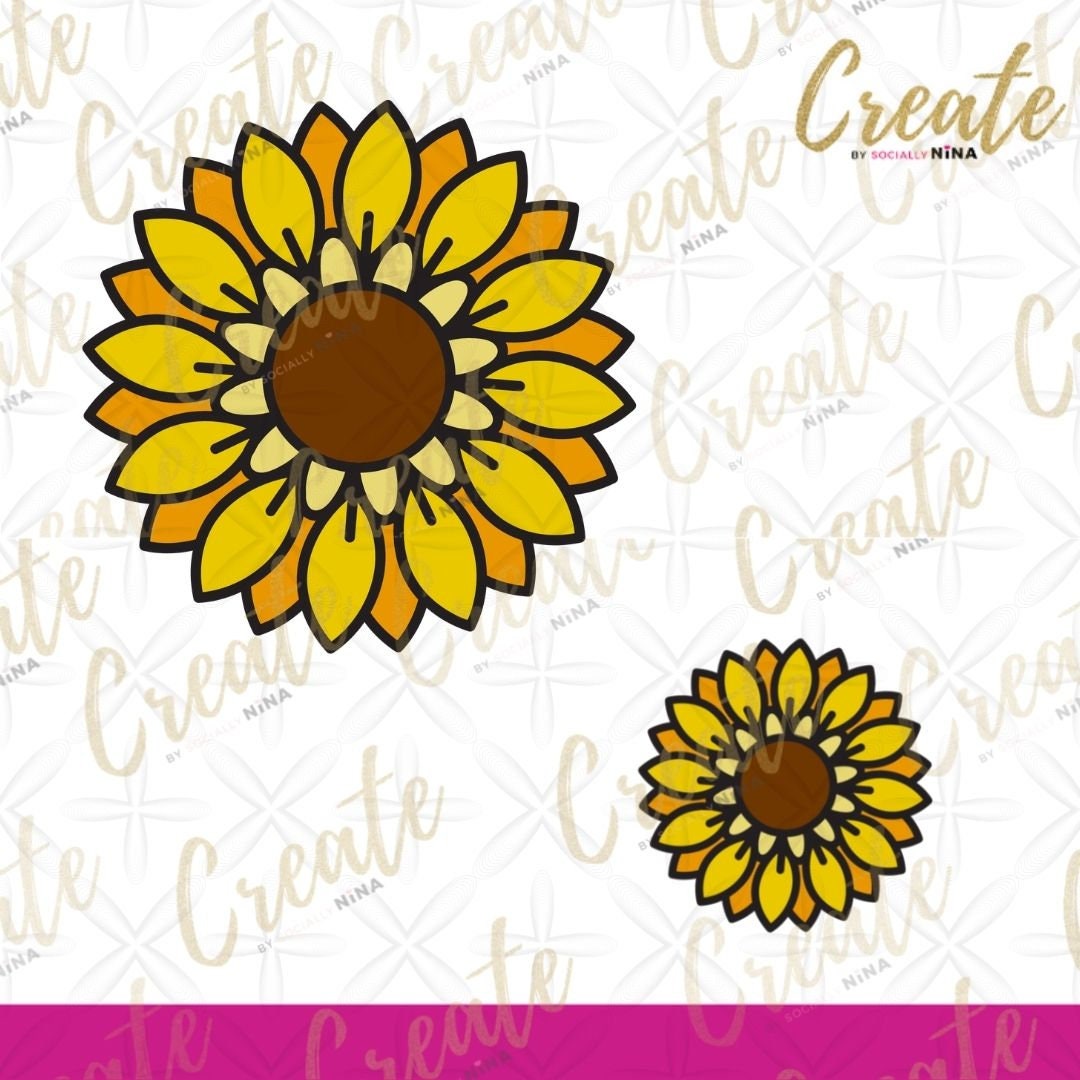 Fall Pumpkin Sunflower Svg Clipart Bundle for Autumn | Etsy
