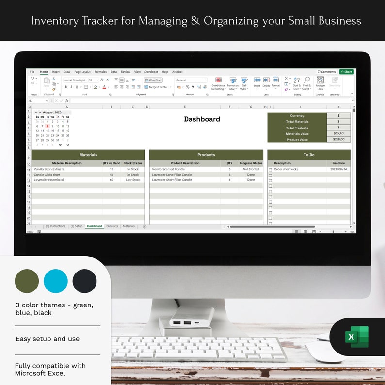 Inventory Tracker for Managing Your Small Business Microsoft Excel ...