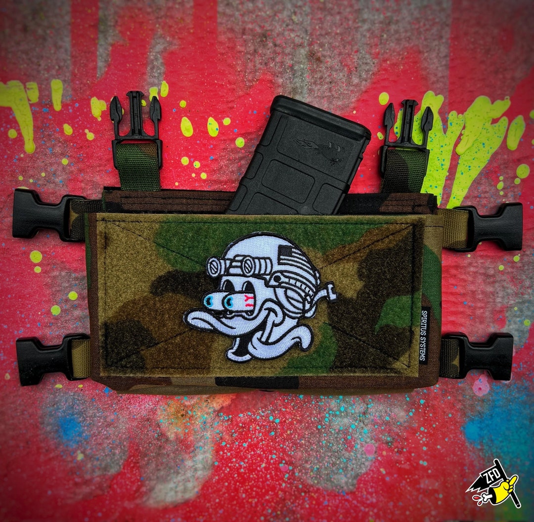 ZFD “do-it-yourself” Duck Fink Tactical Ghost Head Patch - Etsy