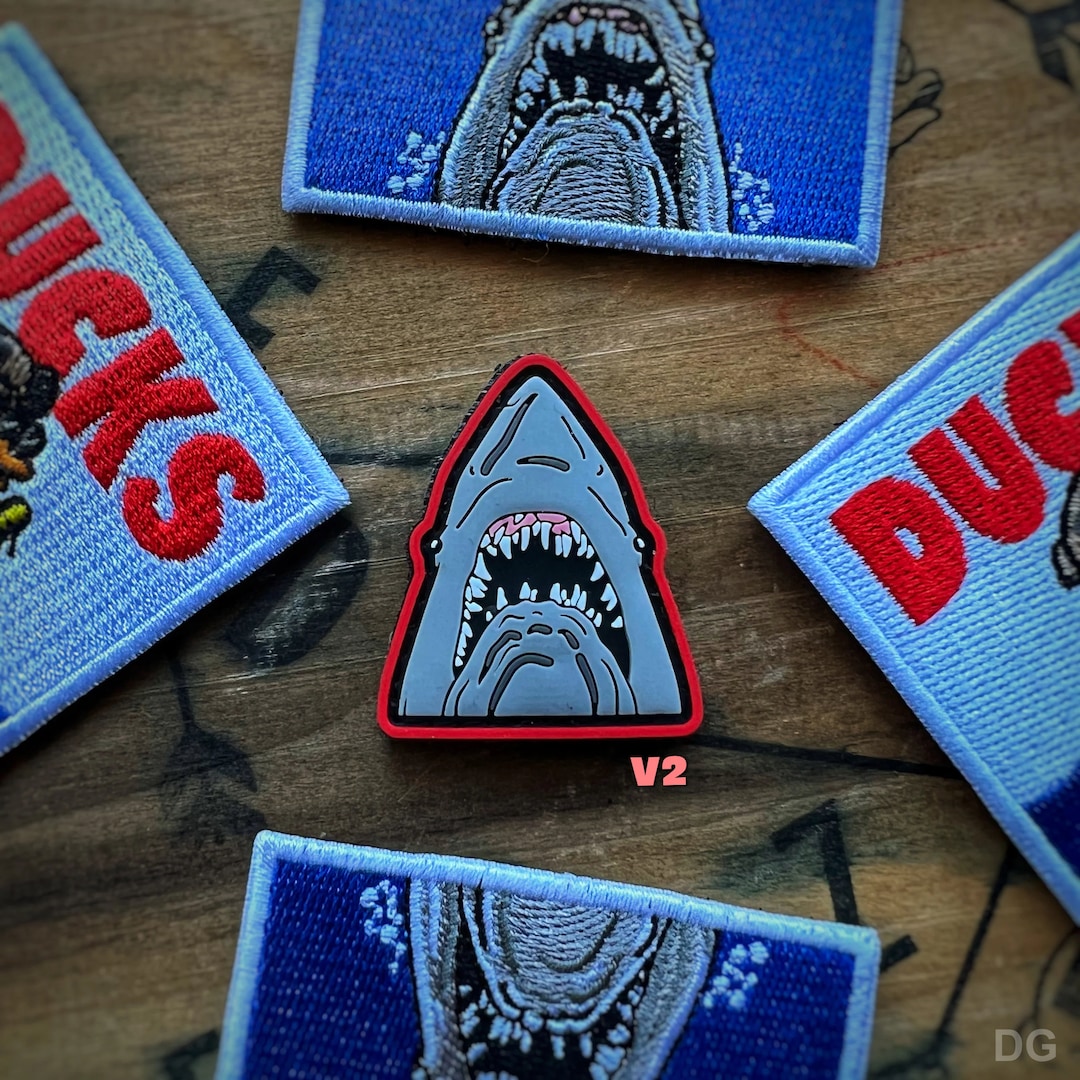 Great White Shark PVC Ranger Eye Mini Patch - Etsy
