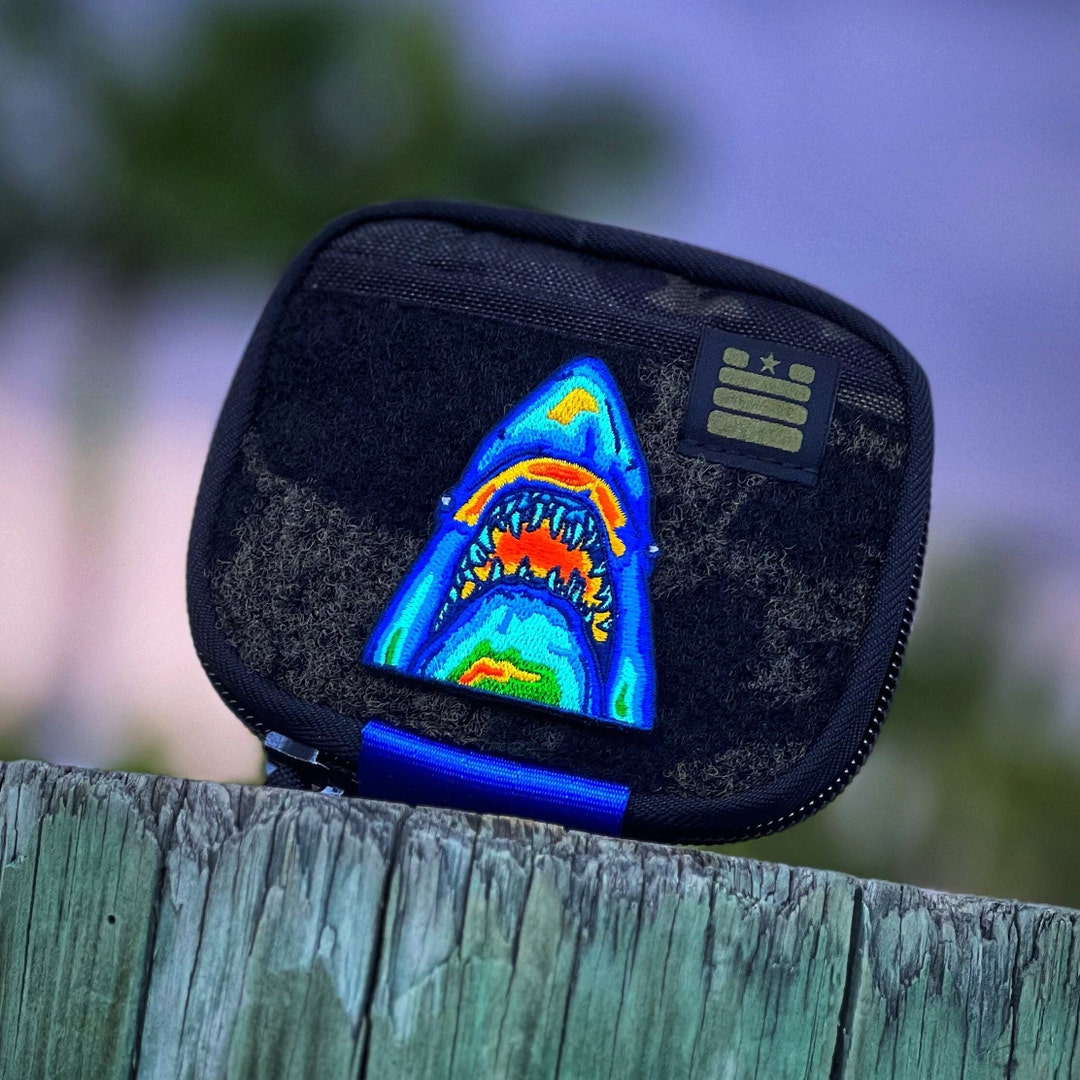 Dangerous Goods® Infrared Great White Shark EDC Patch - Threaded - Etsy