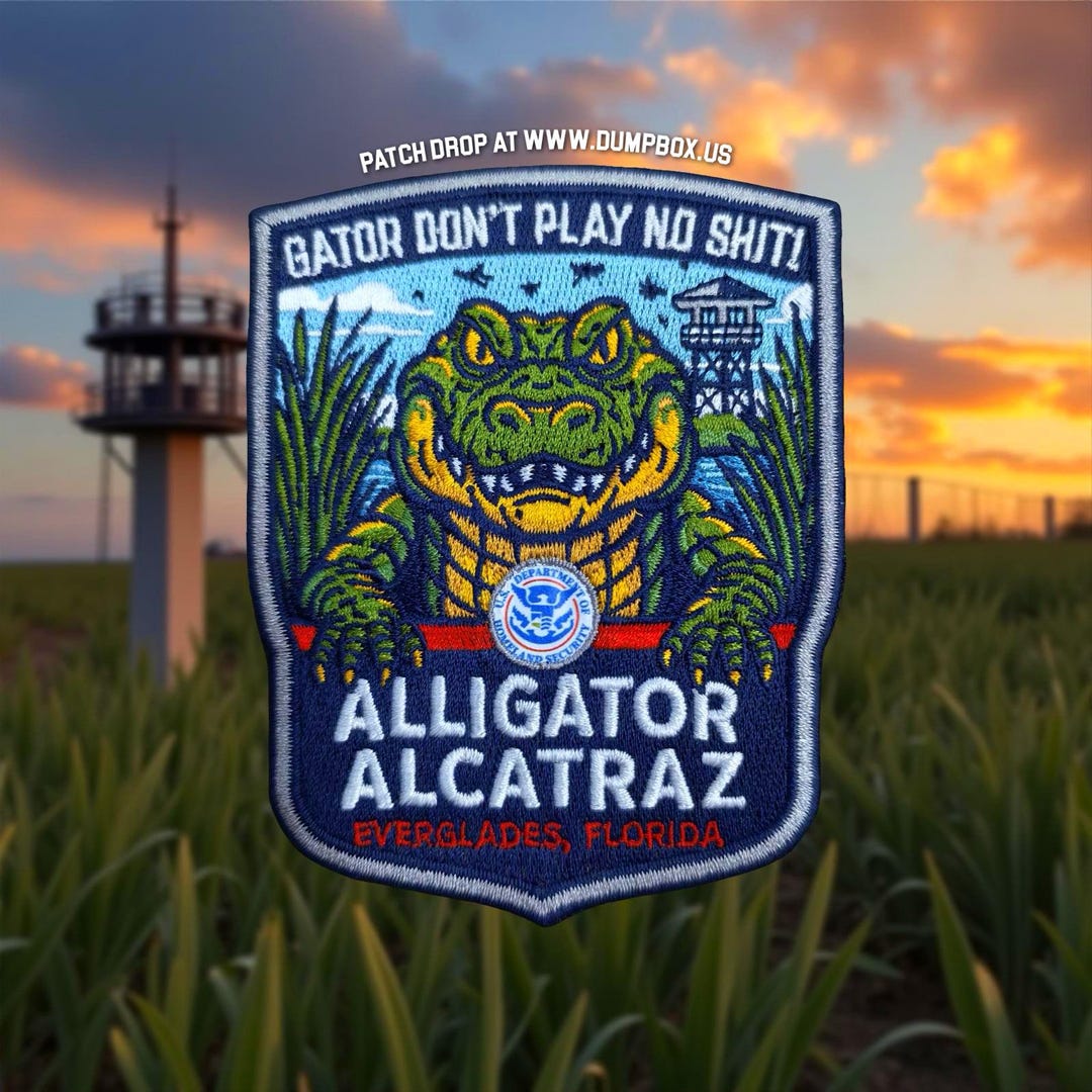 Alligator Alcatraz “gator Don’t Play No Sh*t” Parody Morale Patch - Etsy