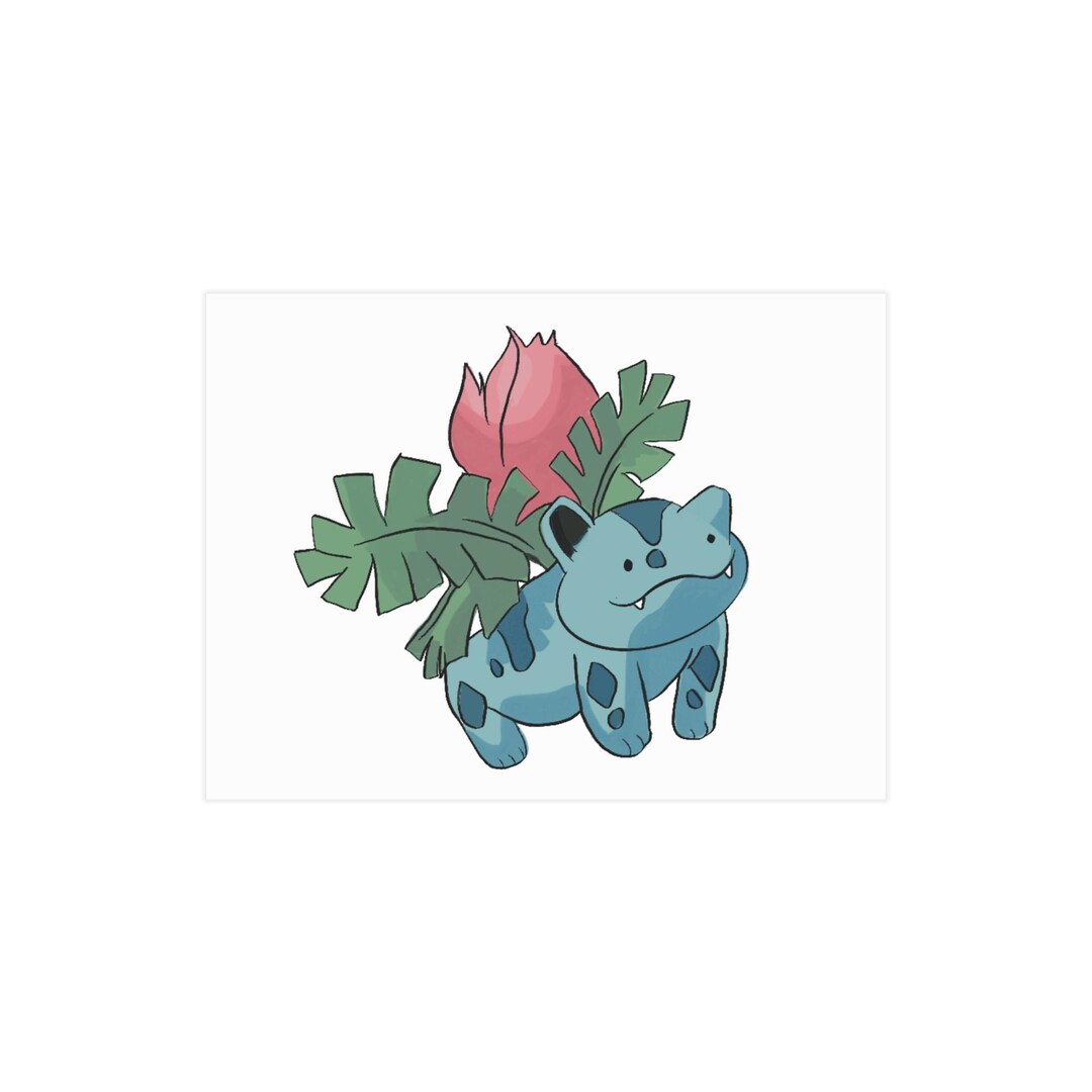 Ivysaur Mini Print - Etsy