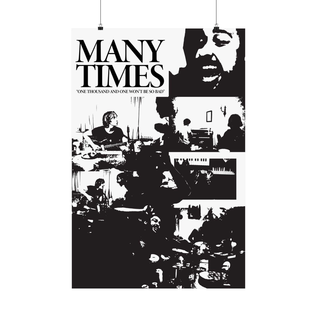 MANY TIMES Poster-dijon and Mk.gee - Etsy