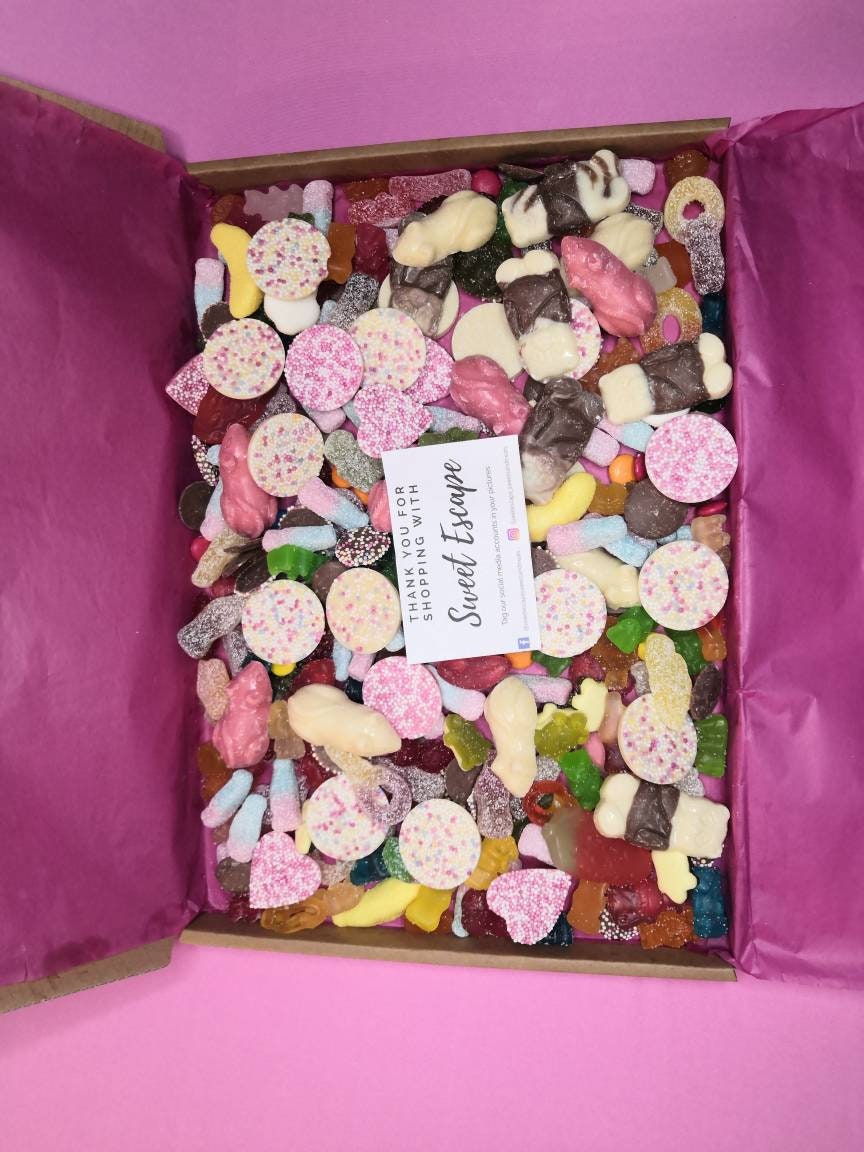 Sweet & Chocolate Mix Box, Letterbox Gift, Postal Sweets, Delicious ...