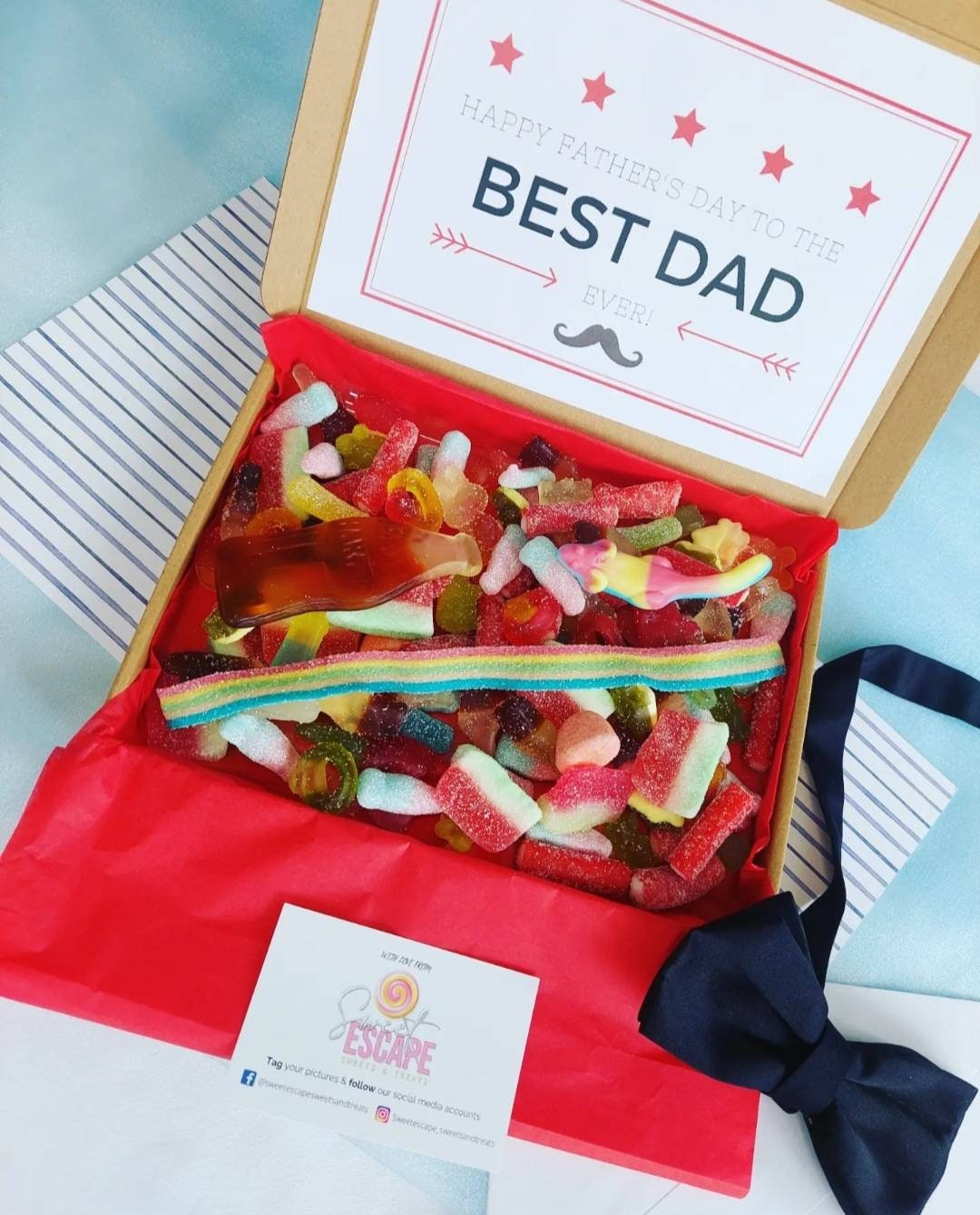 Fathers Day Sweet Box, Father's Day Gifts, Pick and Mix Sweets, Sweet ...