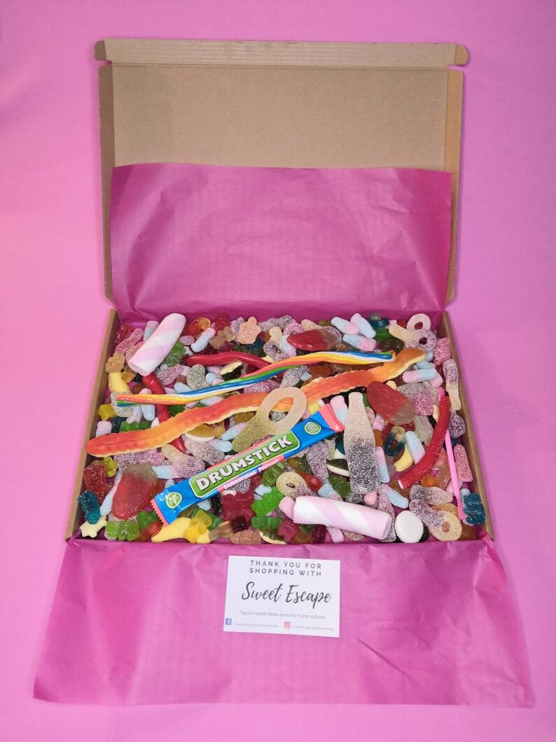 1kg Sweet Box Pick and Mix Sweets Letter Box Sweets | Etsy UK