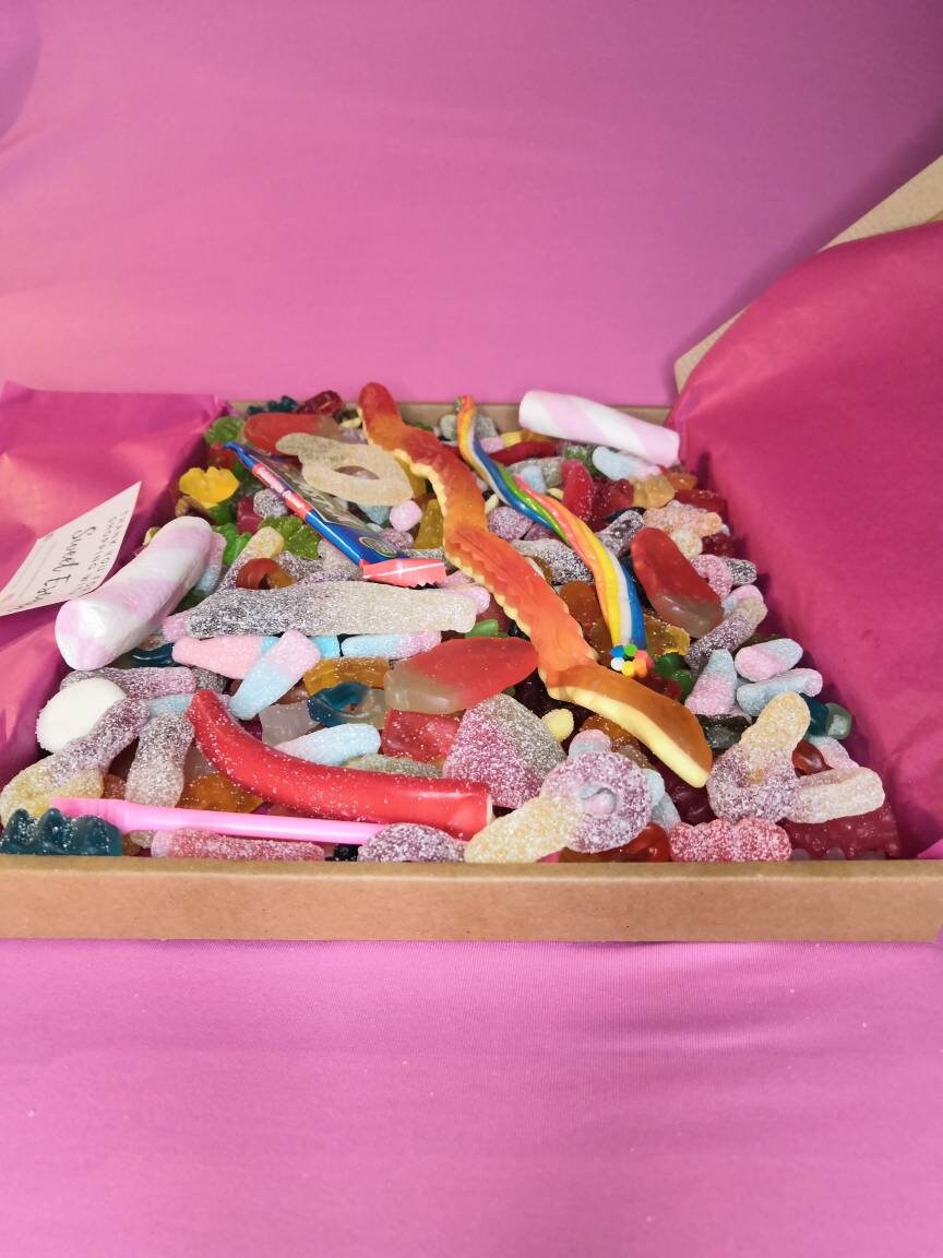 1kg Sweet Box Pick and Mix Sweets Letter Box Sweets | Etsy UK
