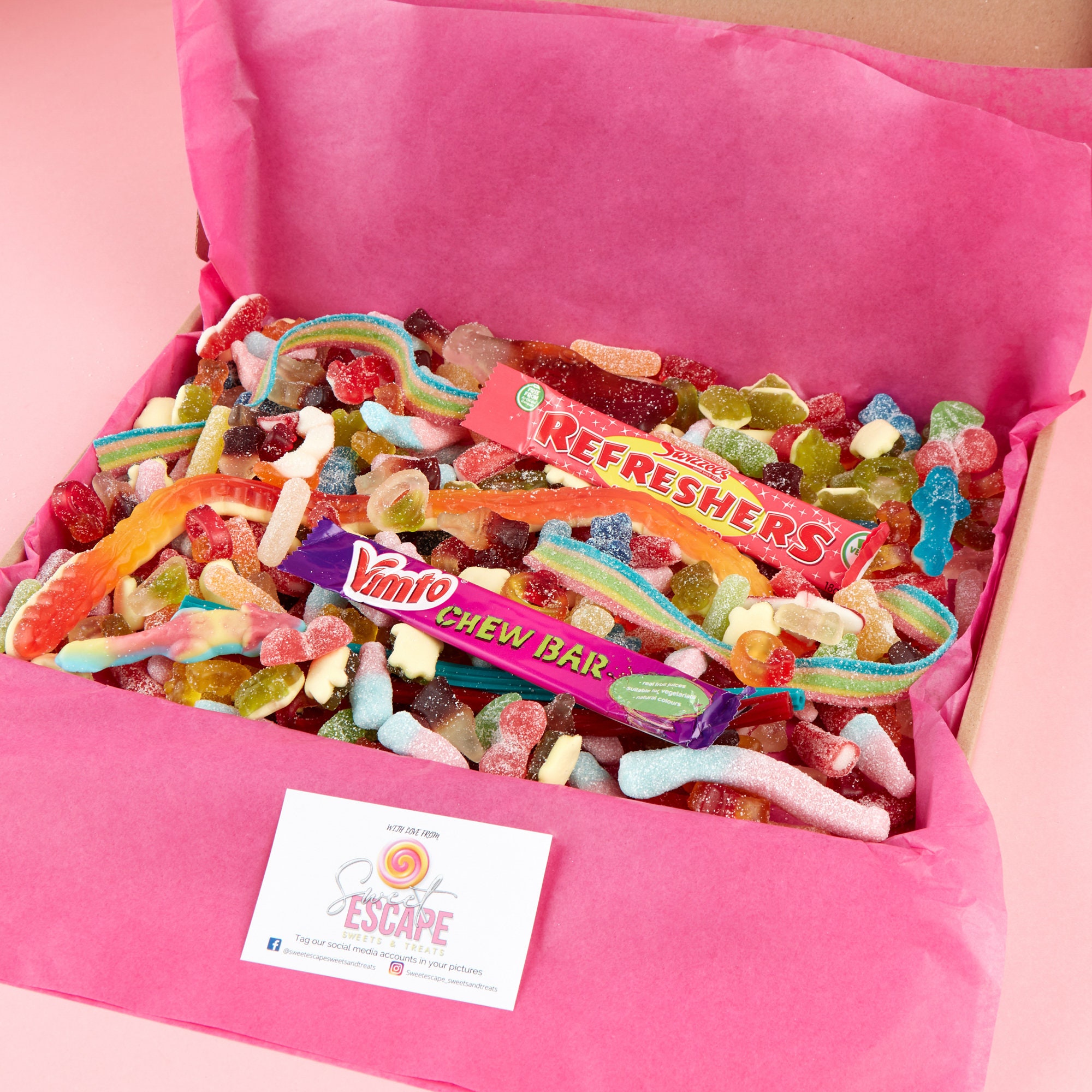 1kg Sweet Box, Pick and Mix Sweets, Letter Box Sweets - Etsy UK