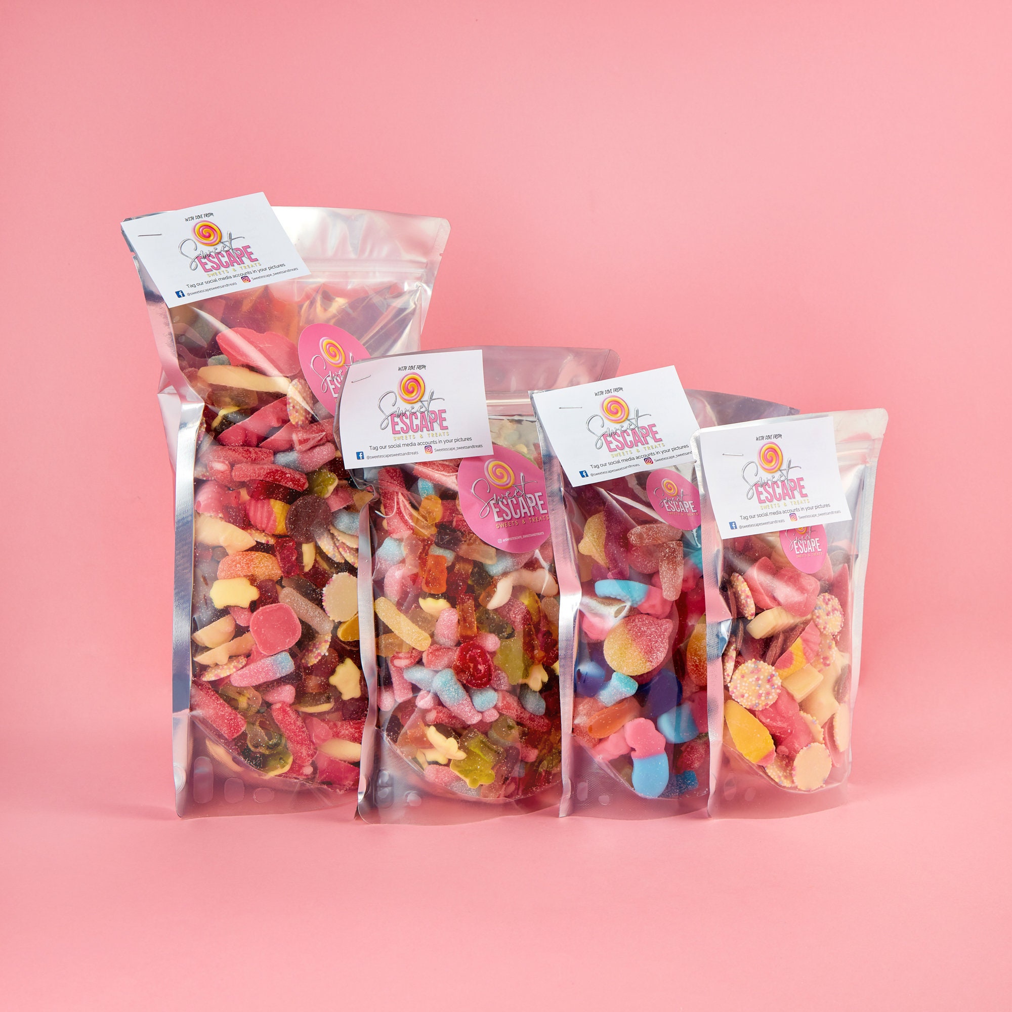 Assorted Sweet Pick and Mix Pouch, Family Share Size, Fizzy and Gummy ...