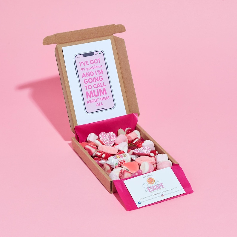 Mother's Day Sweet Box, Novelty Letterbox Sweets Gift - Etsy UK