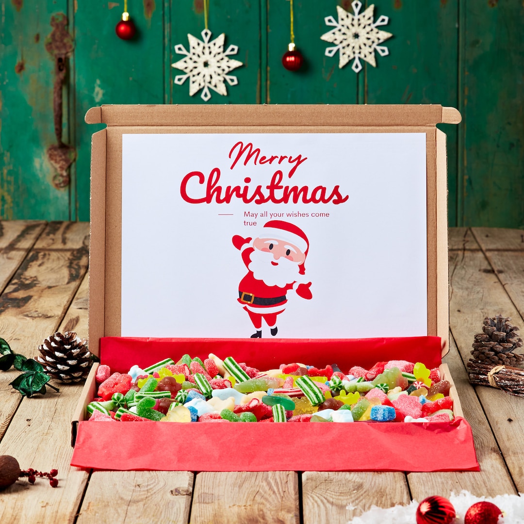 Christmas Sweet Box, 1kg of Christmas Sweets, Christmas Pick and Mix ...