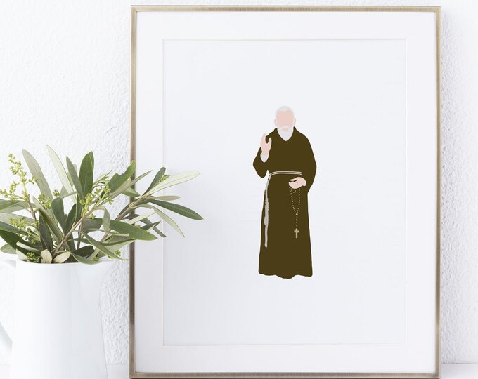 Saint Padre Pio Printable | Padre Pio Printable Catholic Wall Art ...