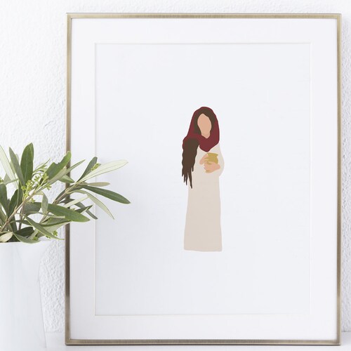 Mary Magdalene / Saint Print / Catholic / Catholic Gift - Etsy