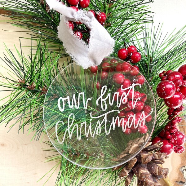 Flat Round Ornament - Etsy