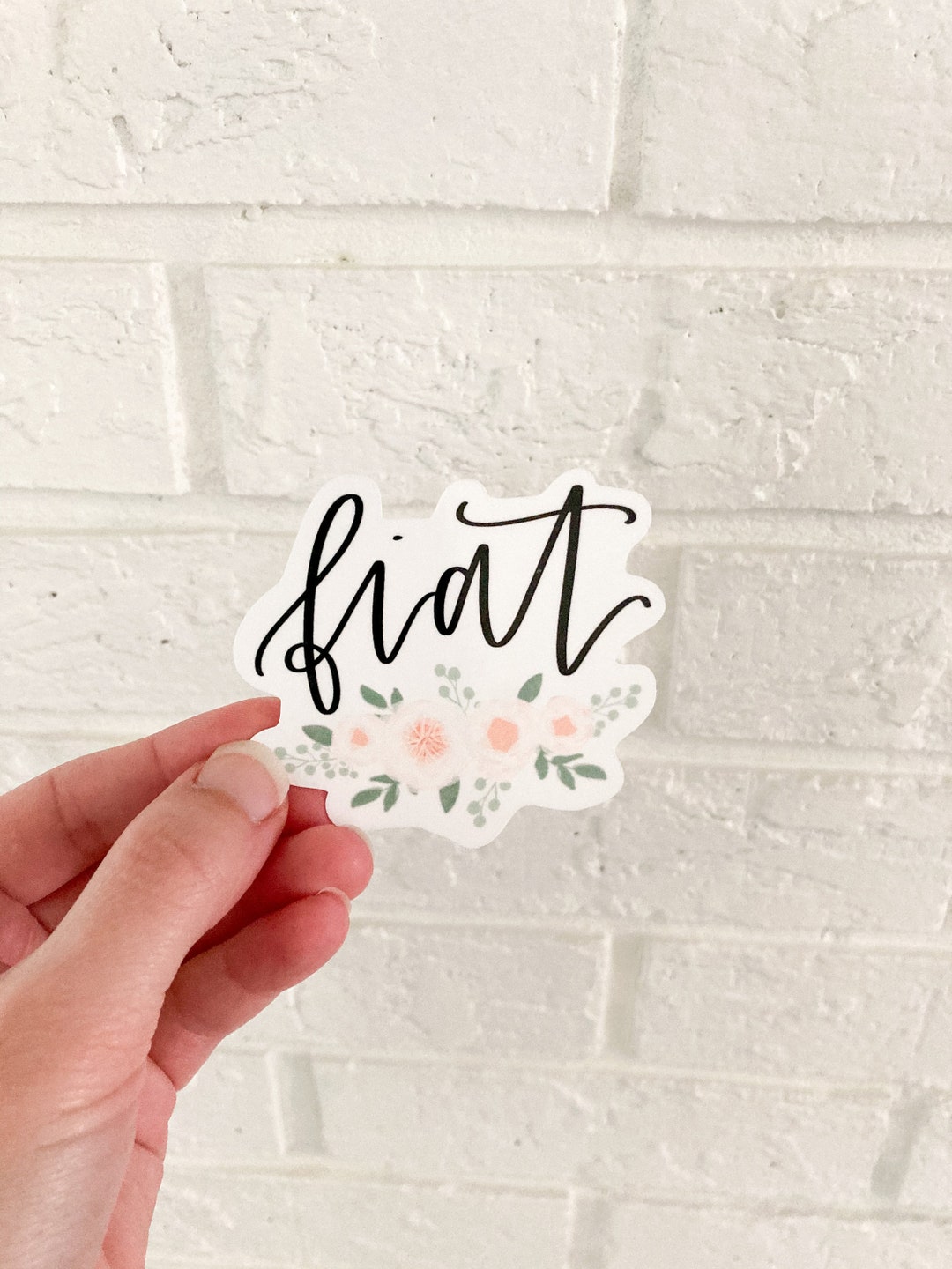 Fiat Sticker Catholic Quote Sticker Laptop Sticker Bottle Sticker ...