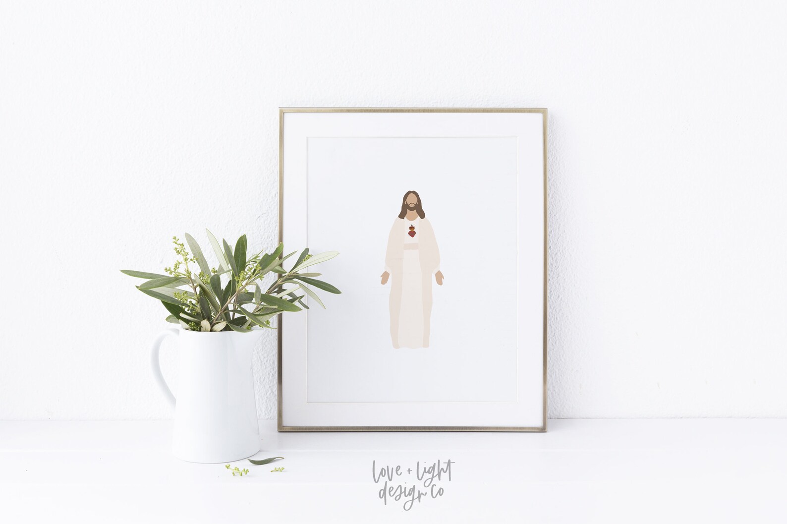 Sacred Heart Printable Jesus Printable Jesus Drawing Sacred - Etsy
