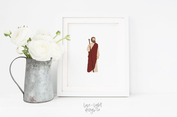 Saint James Printable Saint James Print Catholic Wall Art | Etsy