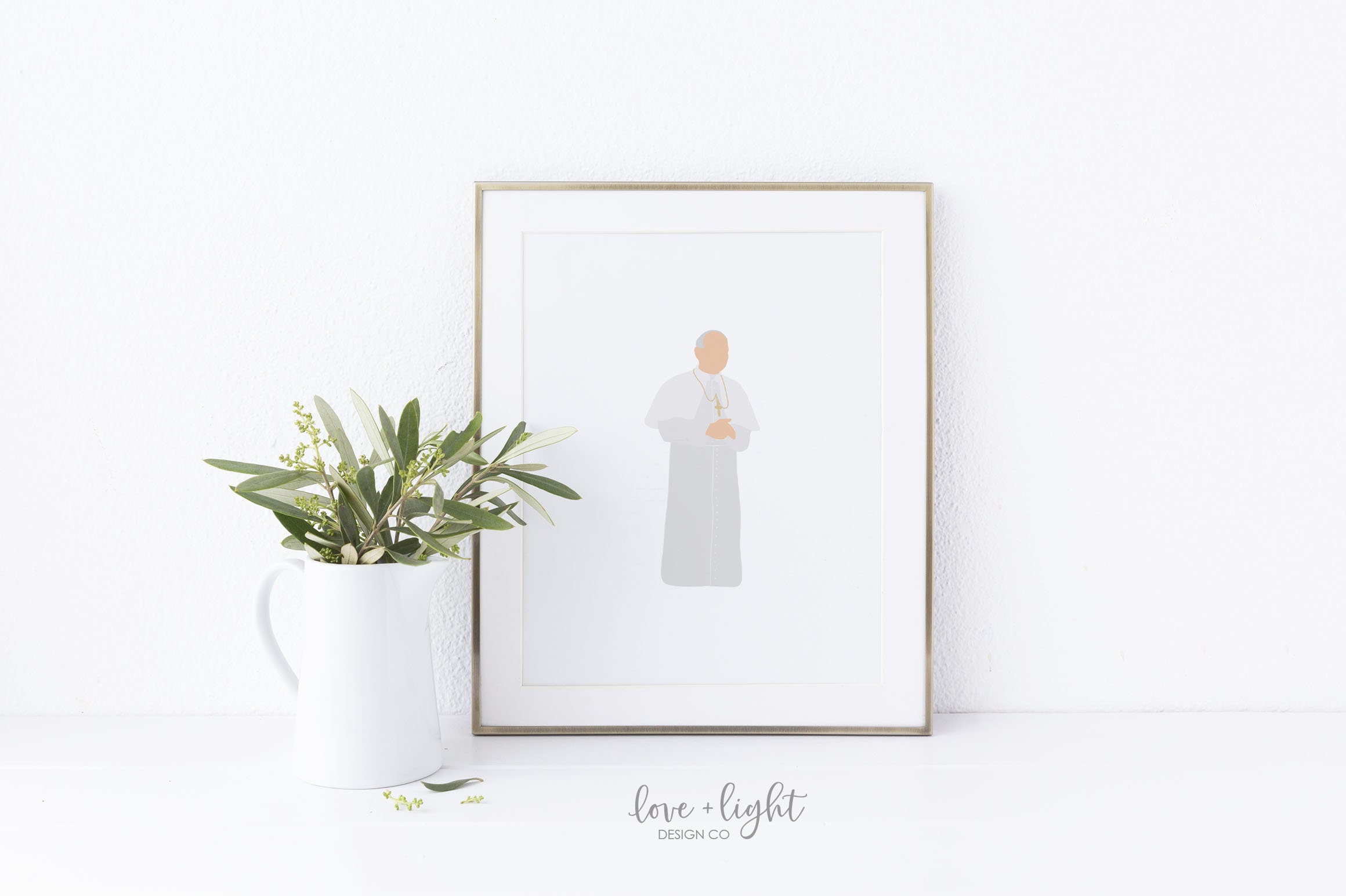 John Paul II Printable JPII Printable Catholic Wall Art | Etsy