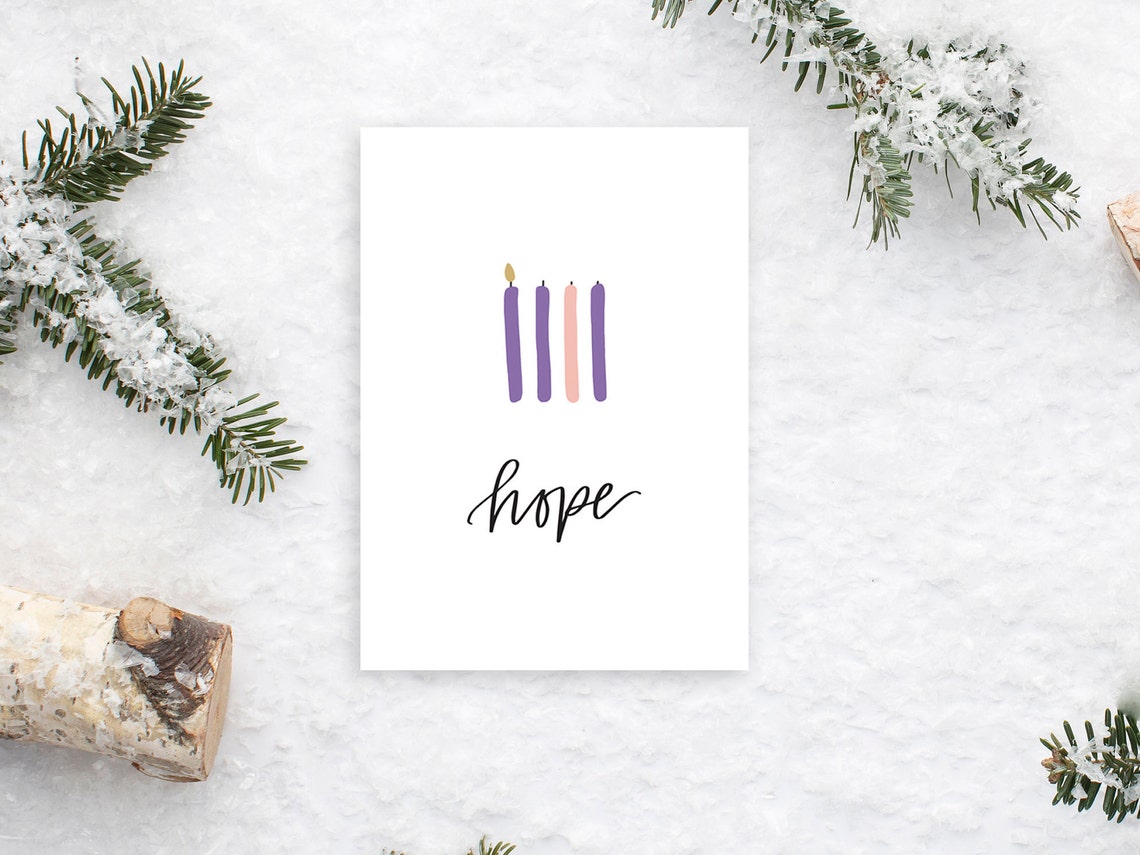 Advent Printables Advent Prints Catholic Prints Advent Card | Etsy