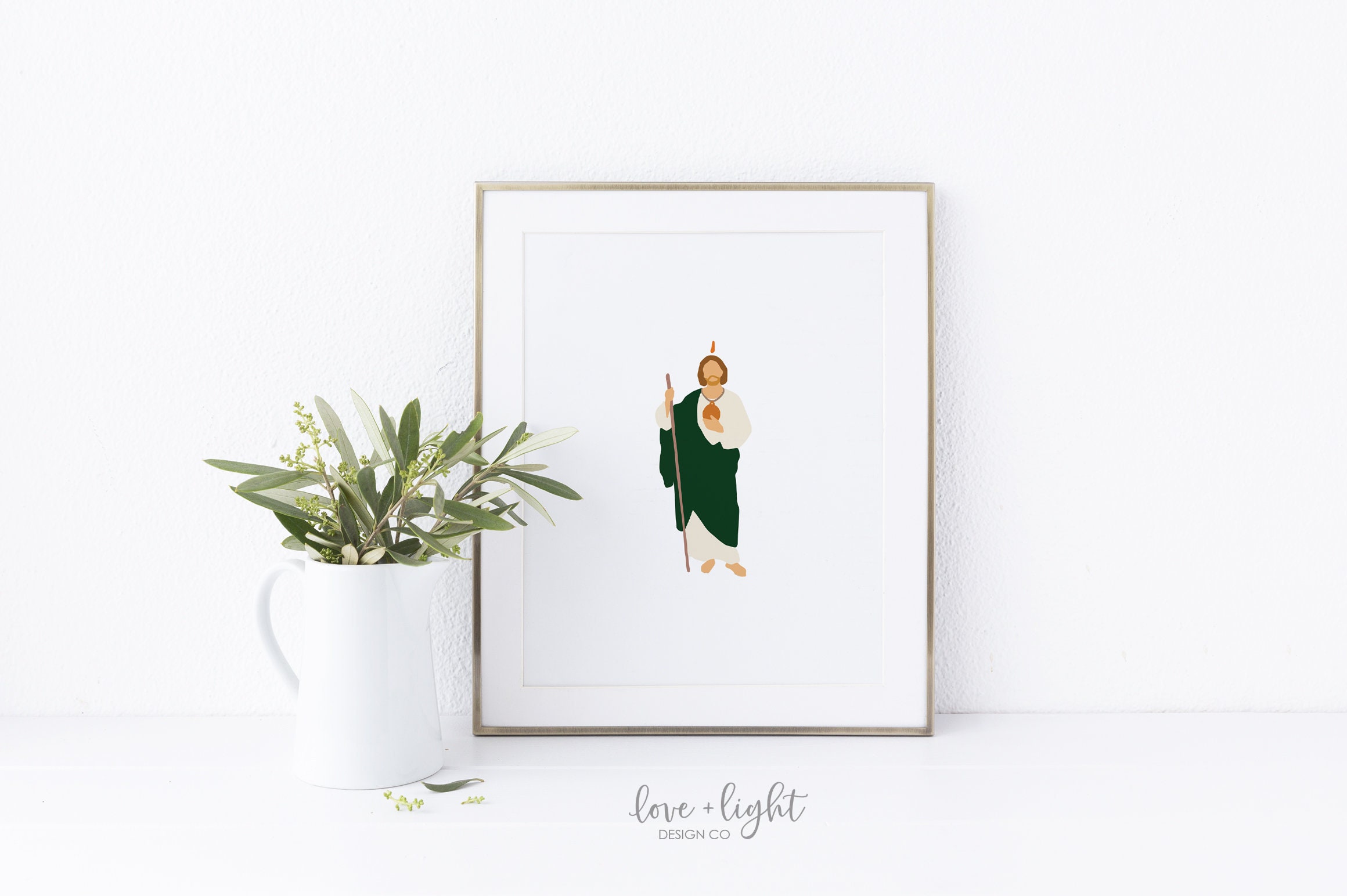 Saint Jude Printable Saint Jude Print Patron Saint of Lost | Etsy