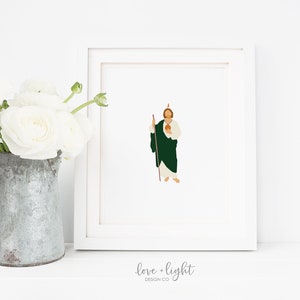 Saint Jude Printable Saint Jude Print Patron Saint of Lost Causes Saint ...