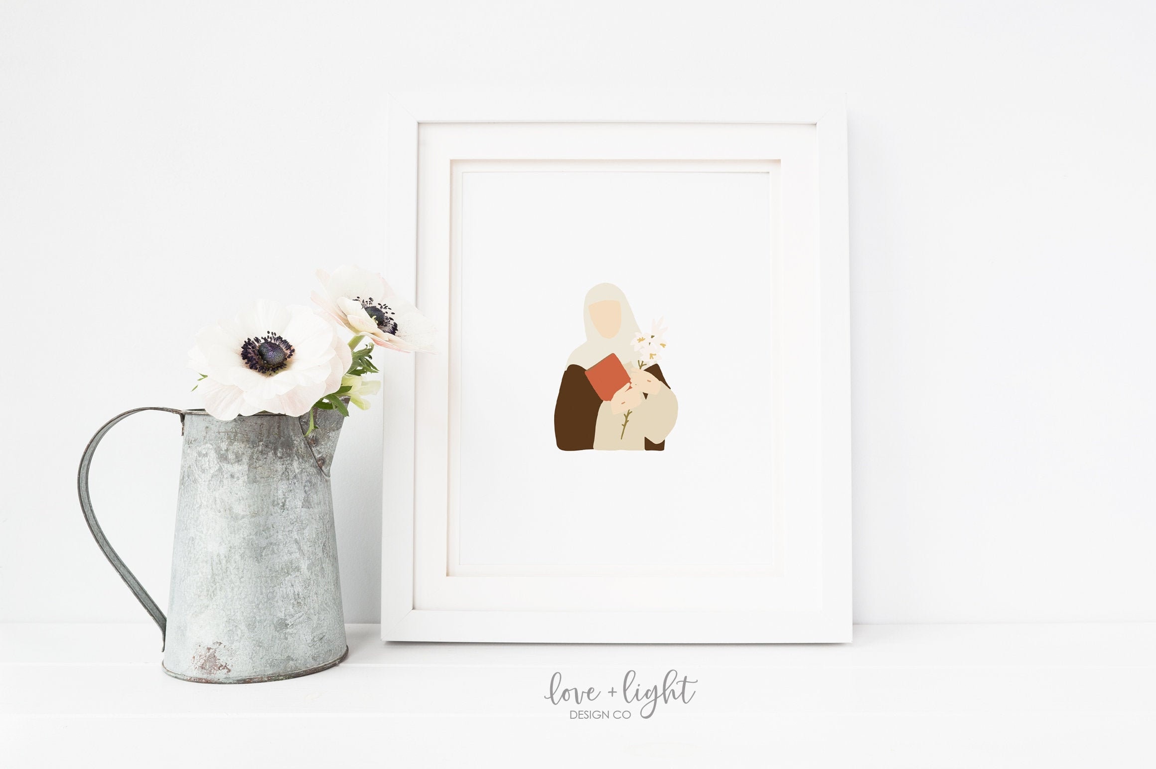 Saint Catherine of Siena Printable Saint Card Catholic Saint | Etsy