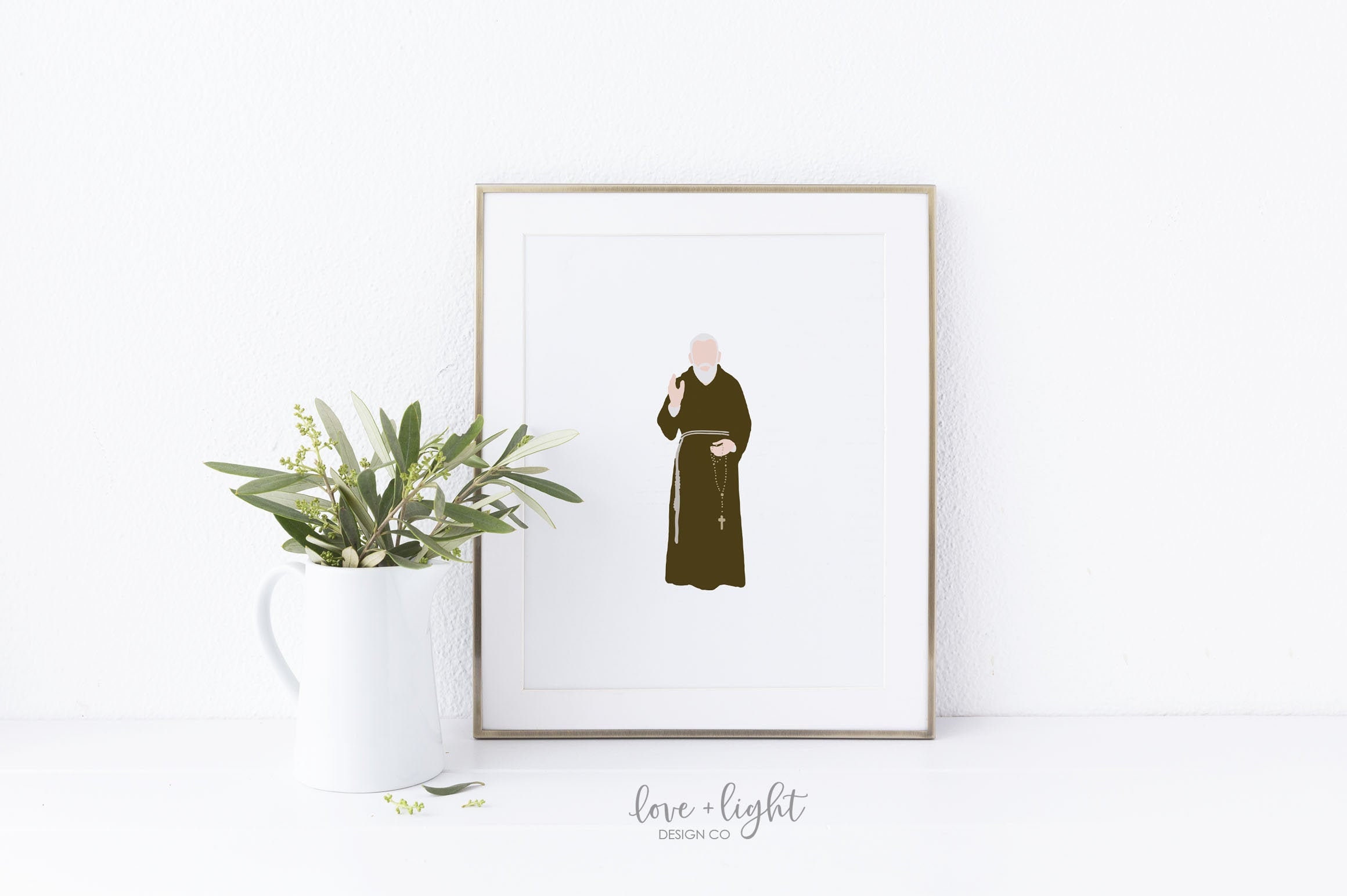 Saint Padre Pio Printable Padre Pio Printable Catholic Wall - Etsy