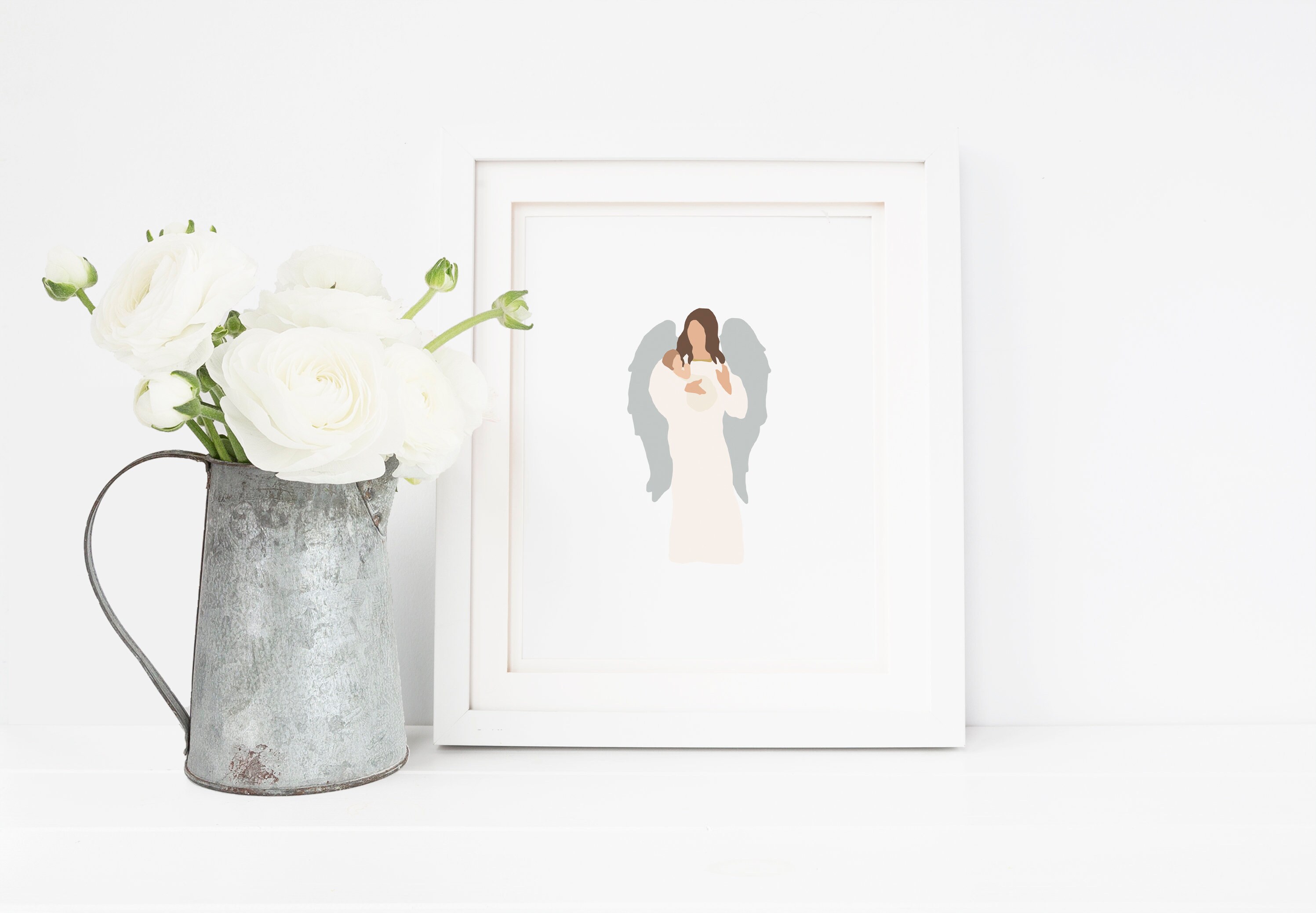 Guardian Angel Printable Guardian Angel Print Catholic Wall | Etsy UK