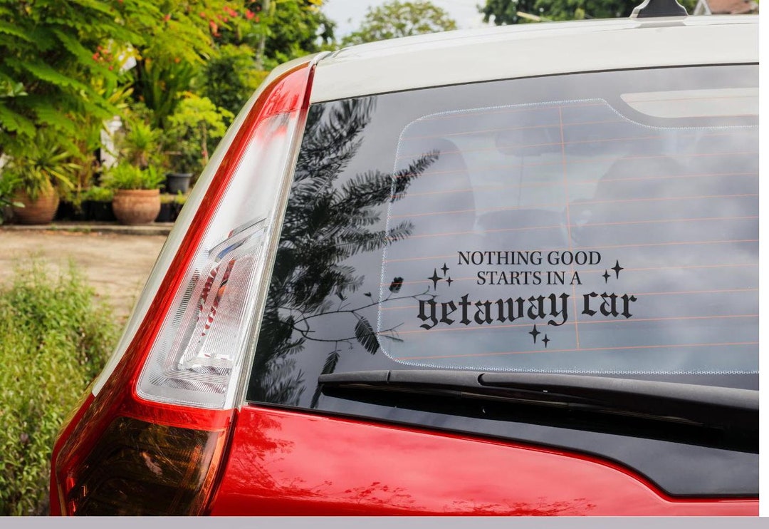 Getaway Car Decal - Etsy