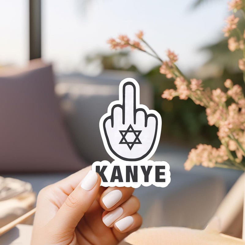 Kanye Sticker - Etsy
