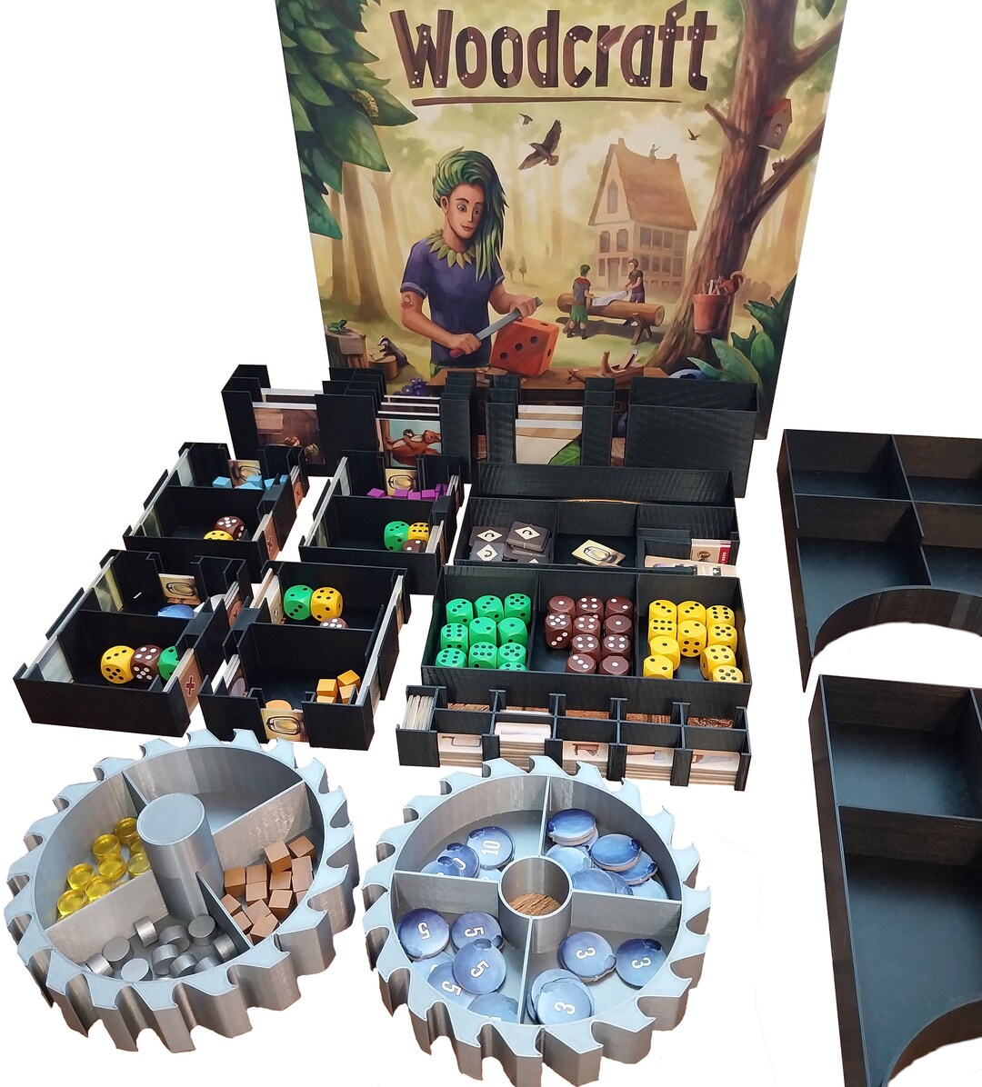 Woodcraft Board Game Insert Organizer - Etsy
