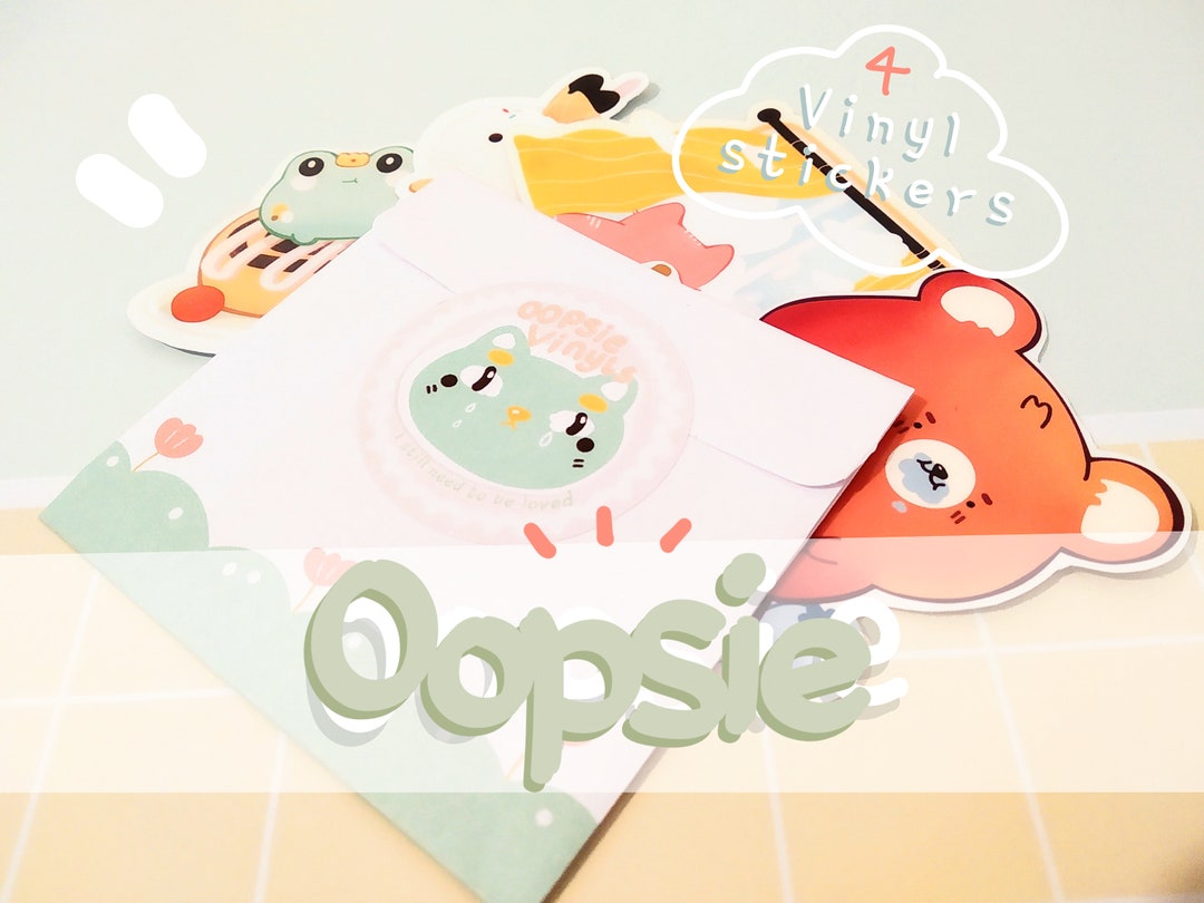 SECONDS Vinyls & Sheets, Oops Sticker Pack, Discounted Bundle, Planner ...