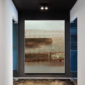 Extra Large Canvas Art, Rich Textured Painting, Original Abstract Oil ...