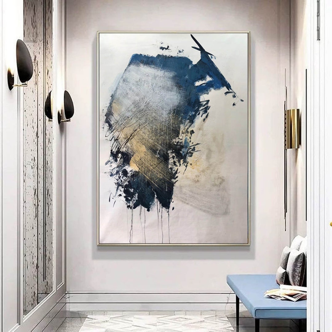 Large Canvas Wall Art, Oversized Wall Art Abstract, Large Abstract ...