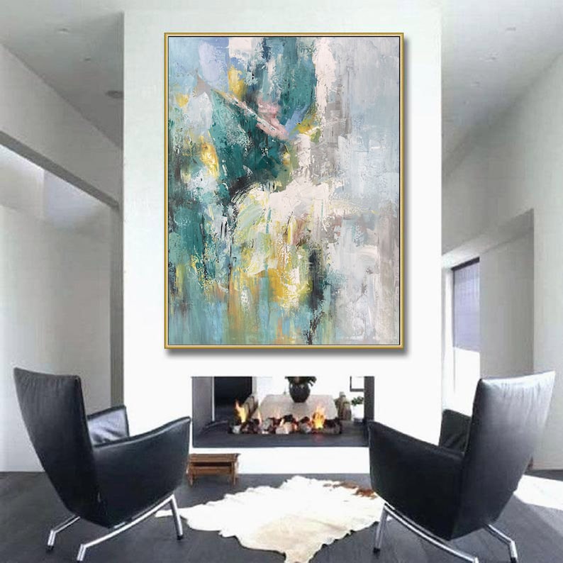 Large Abstract Painting on Canvas Extra Large Abstract Art - Etsy