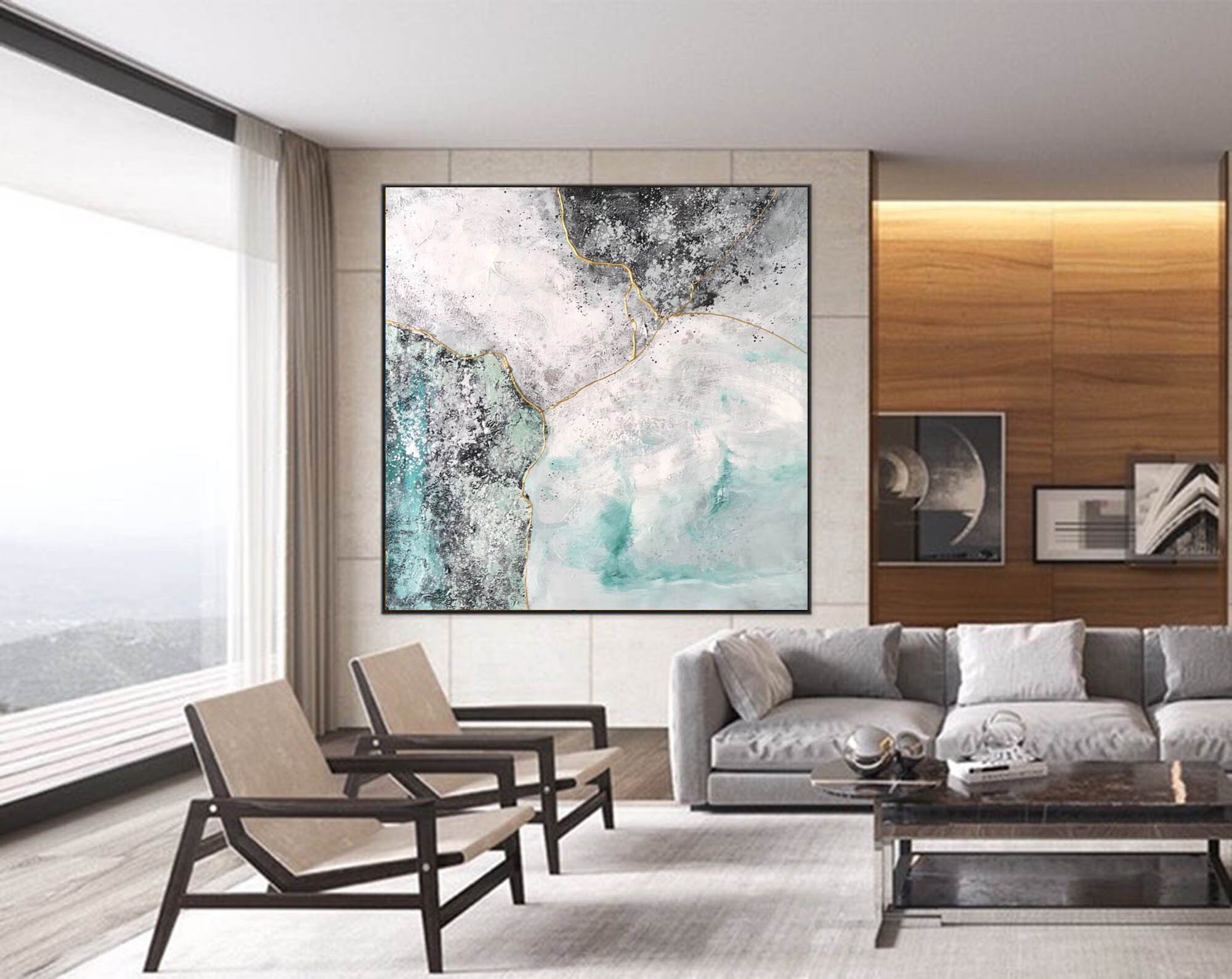 Large Oil Painting Original Canvas,extra Large Canvas Art,modern ...