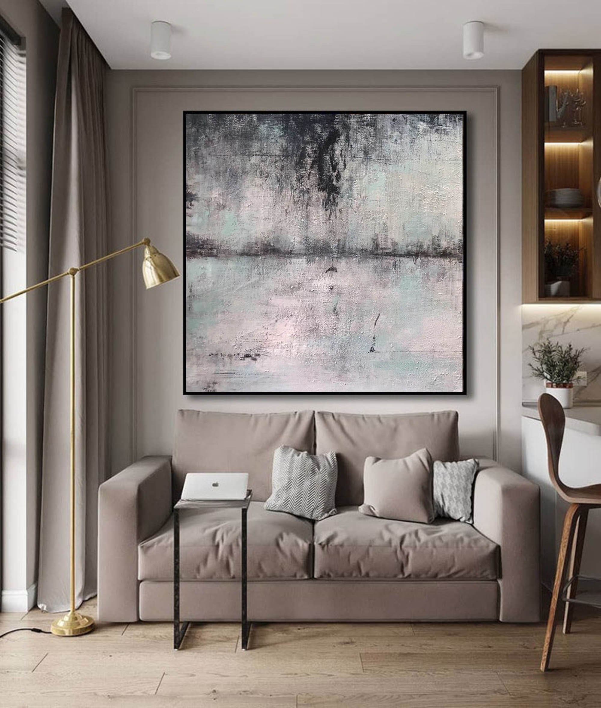 Abstract Painting Original, Large Abstract Canvas Art, Acrylic Painting ...