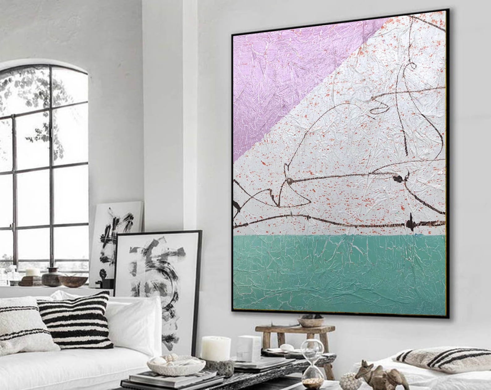 Large Canvas Wall Art Oversized Wall Art Abstract Extra - Etsy