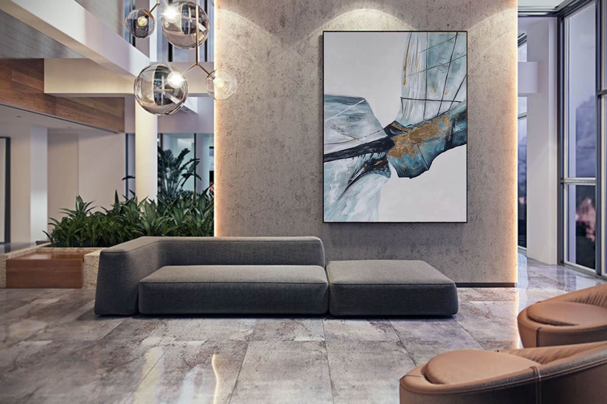 Extra Large Canvas Painting,original Canvas Art,large Abstract Oil ...