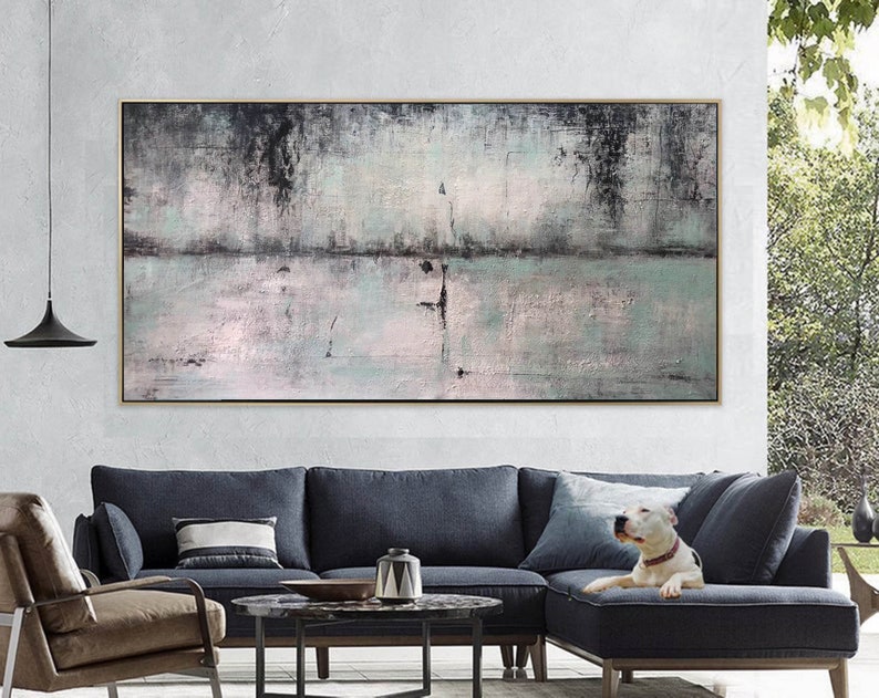 Large Abstract Canvas Art, Original Oil Painting on Canvas, Extra Large ...