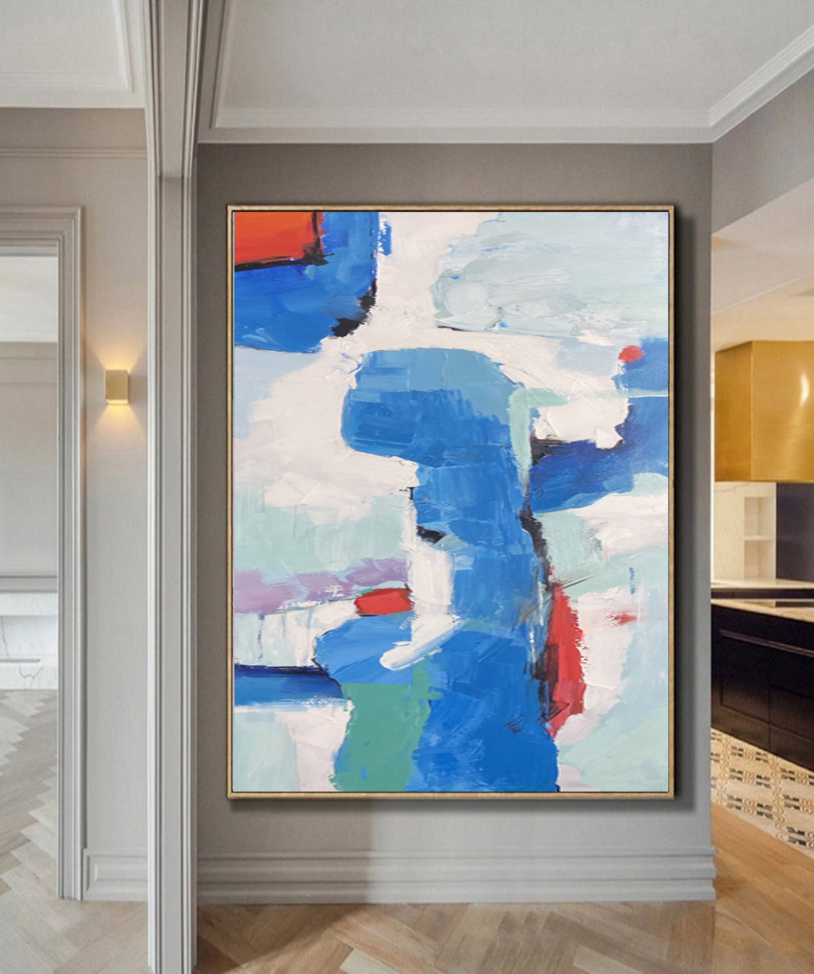 Extra Large Abstract Art, Large Abstract Painting Canvas, Original ...
