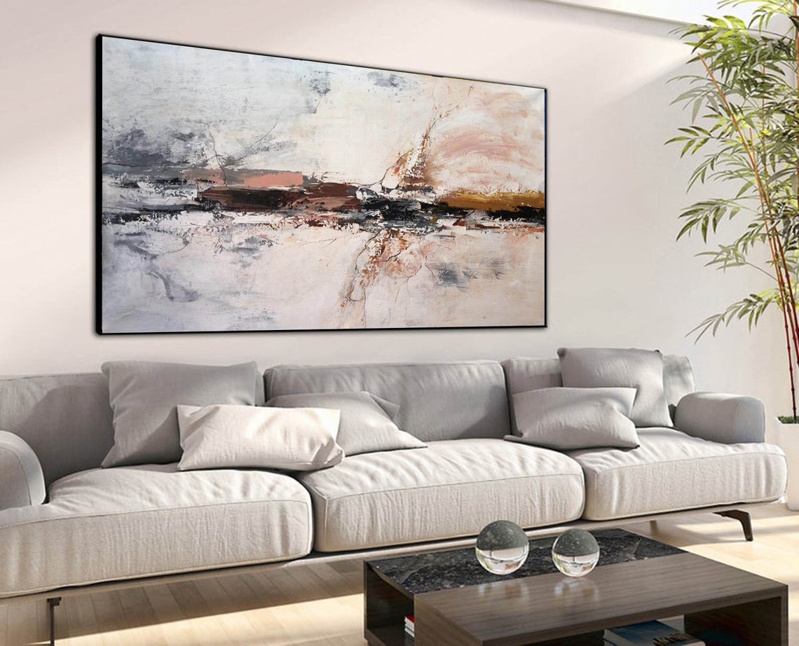 Modern Abstract Painting Originallarge Abstract Canvas - Etsy