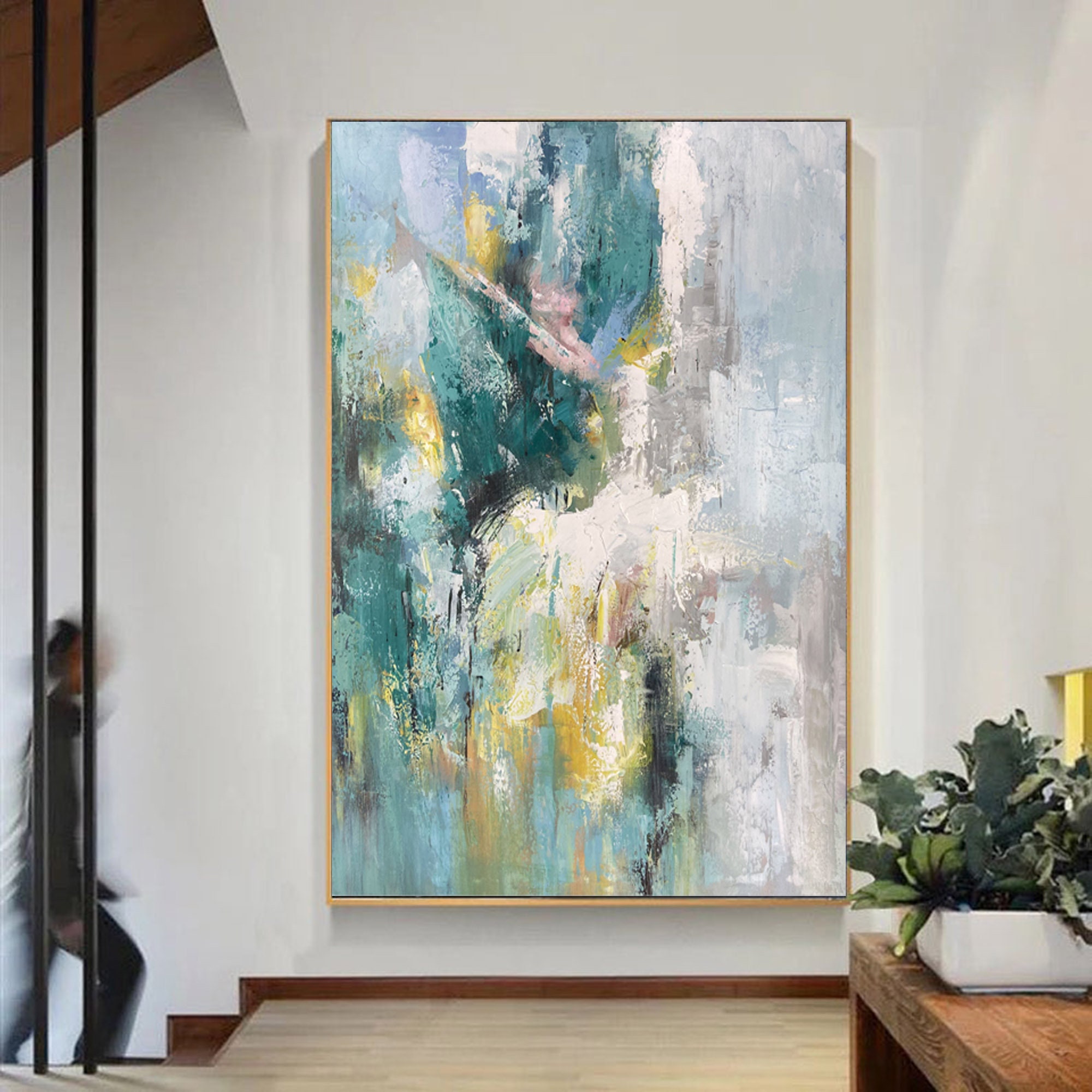 Large Abstract Painting on Canvas, Extra Large Abstract Art, Original ...