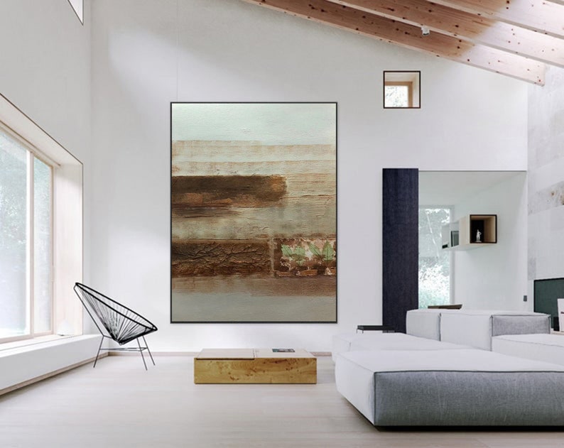 Extra Large Canvas Art, Rich Textured Painting, Original Abstract Oil ...