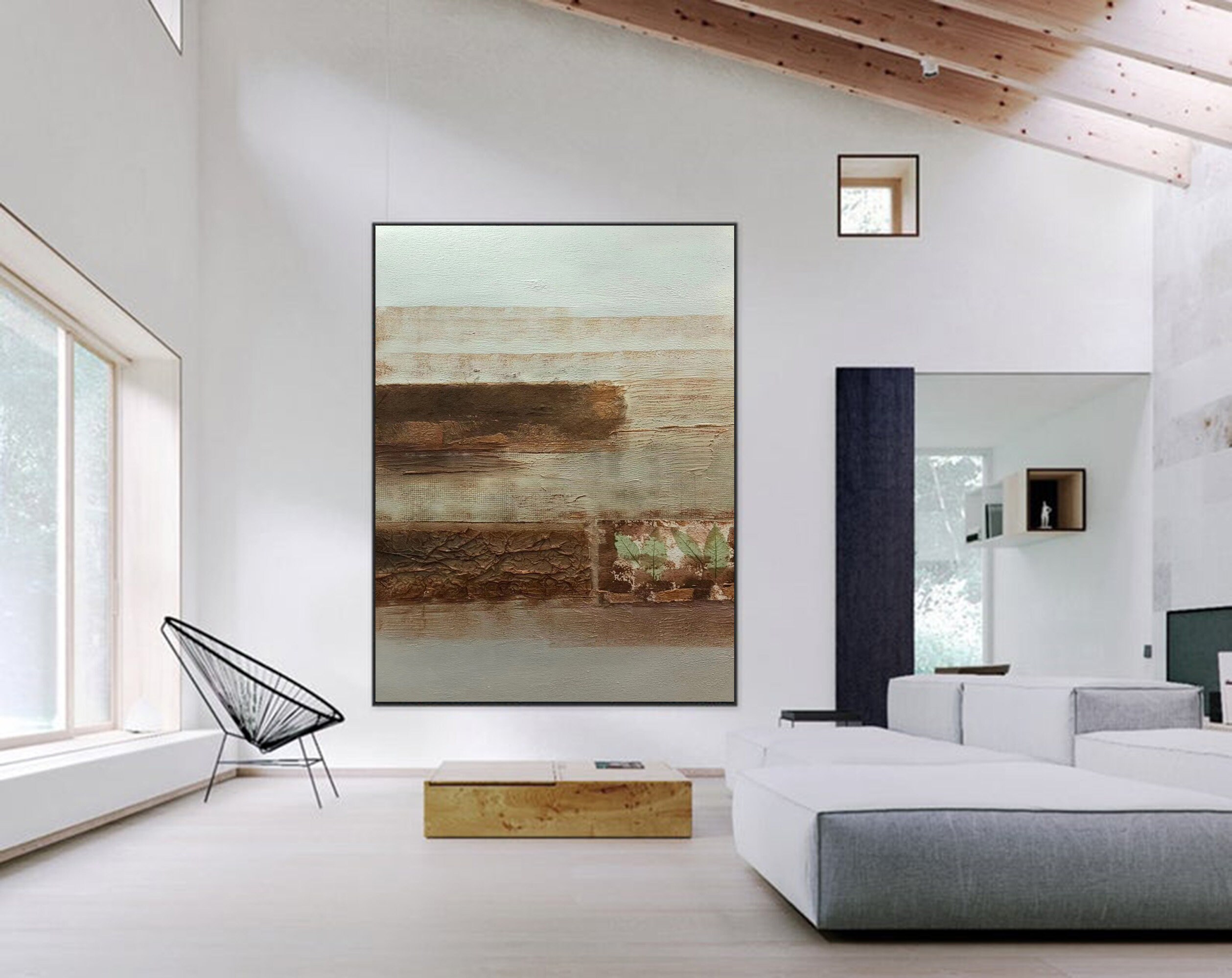 Extra Large Canvas Art, Rich Textured Painting, Original Abstract Oil ...