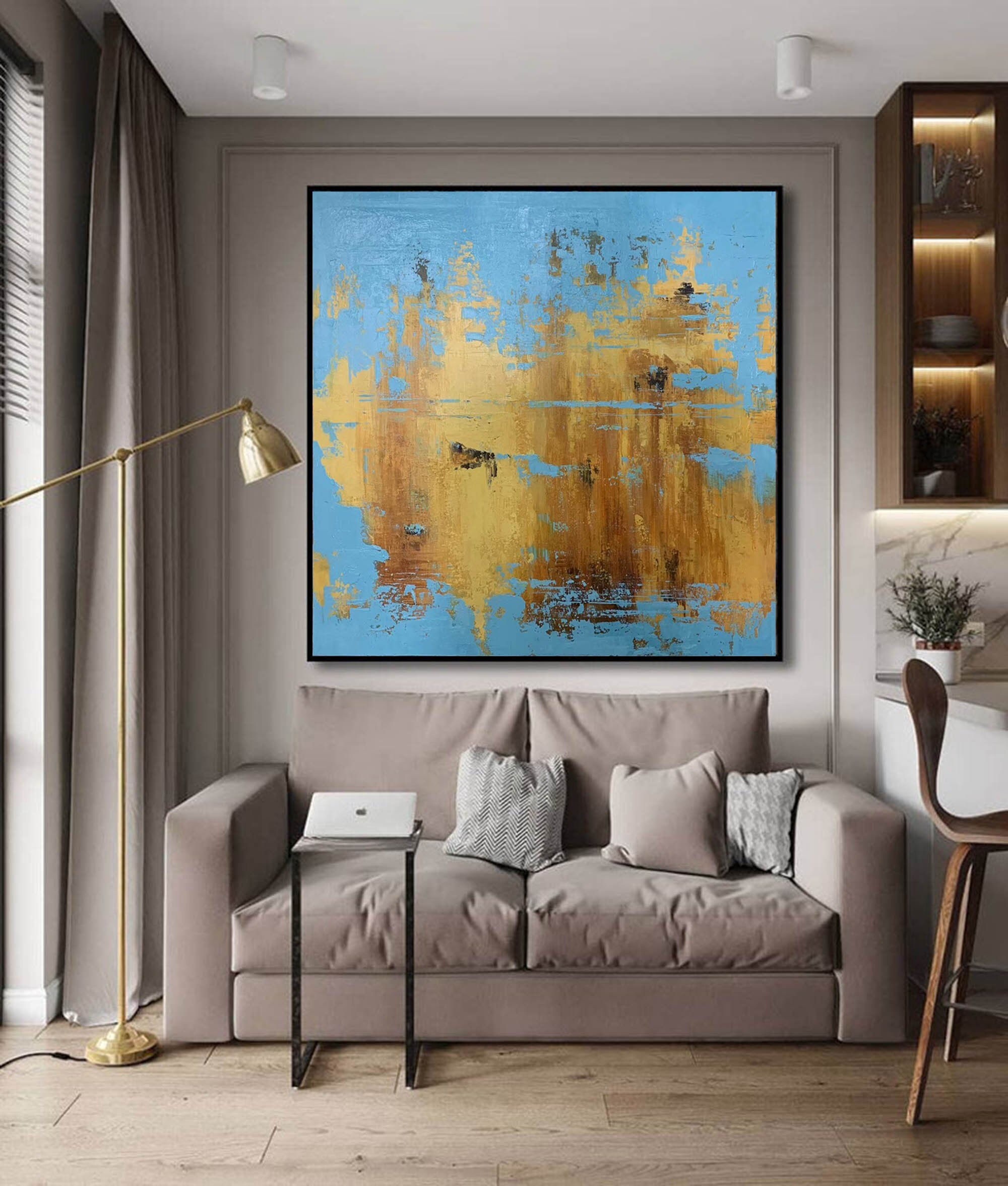 Oversized Abstract Painting, Extra Large Wall Art Canvas, Original ...