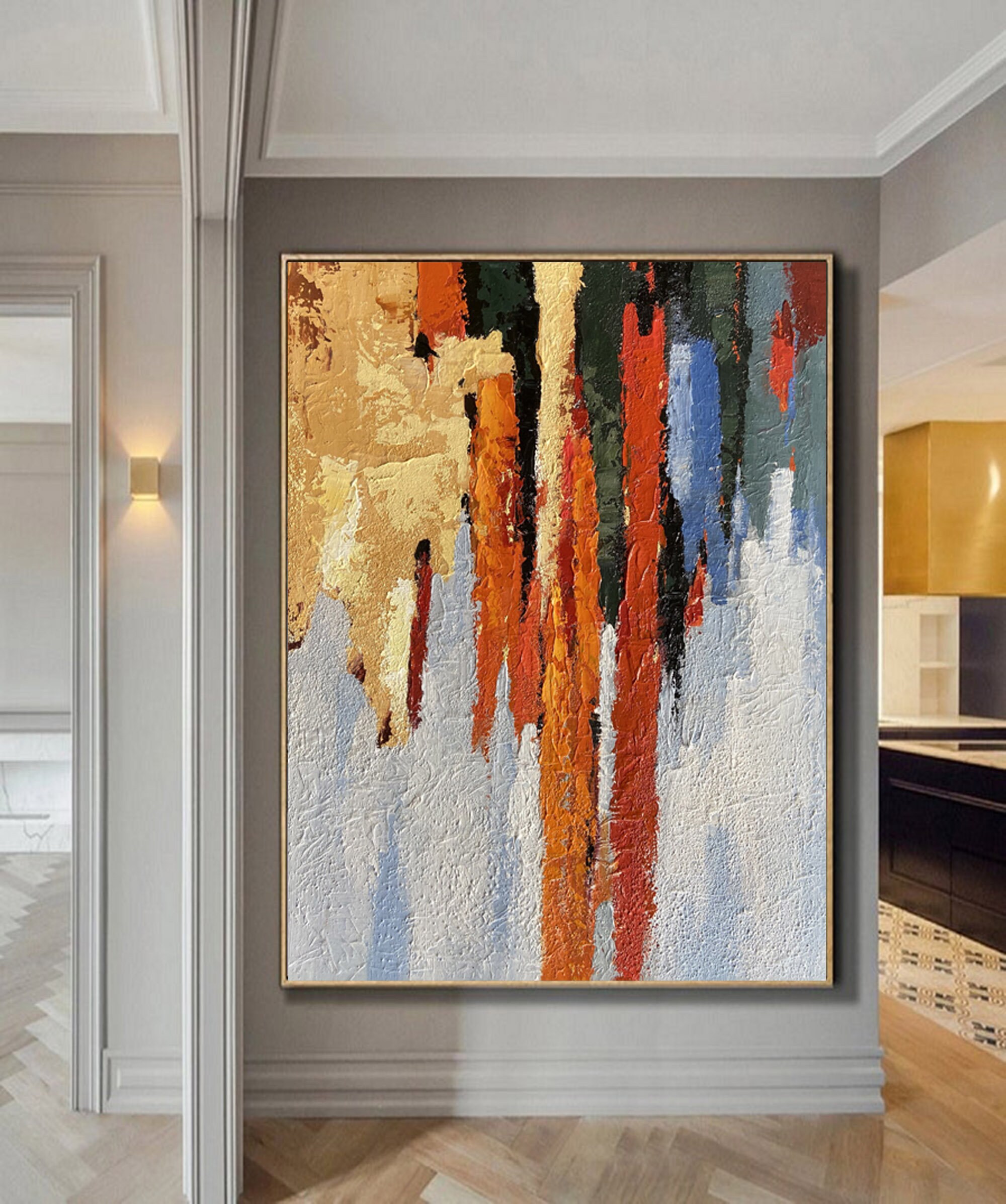 Abstract Painting Original Large Canvas Wall Art Extra Large - Etsy